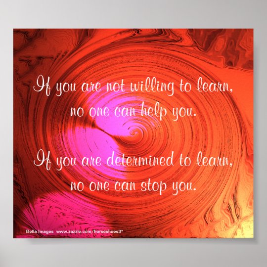 Determination - poster | Zazzle.com