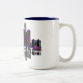 Detroit, Michigan in graffiti Two-Tone Coffee Mug | Zazzle
