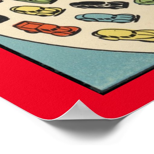 Detroit motor city poster vintage art posters | Zazzle