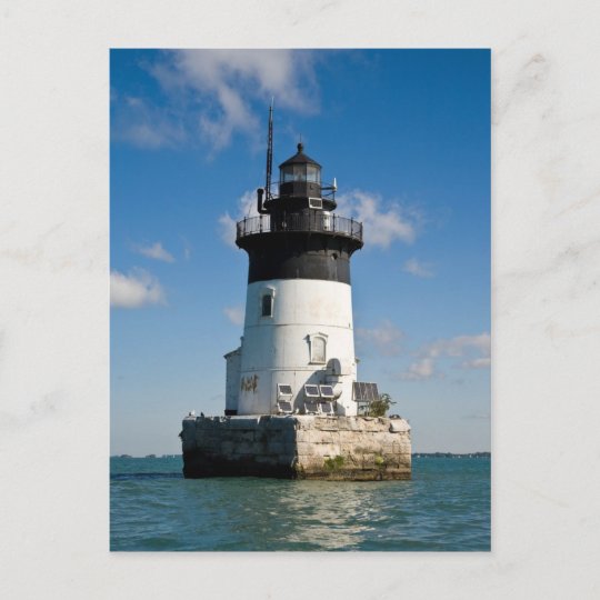 Detroit River Lighthouse Postcard | Zazzle.com
