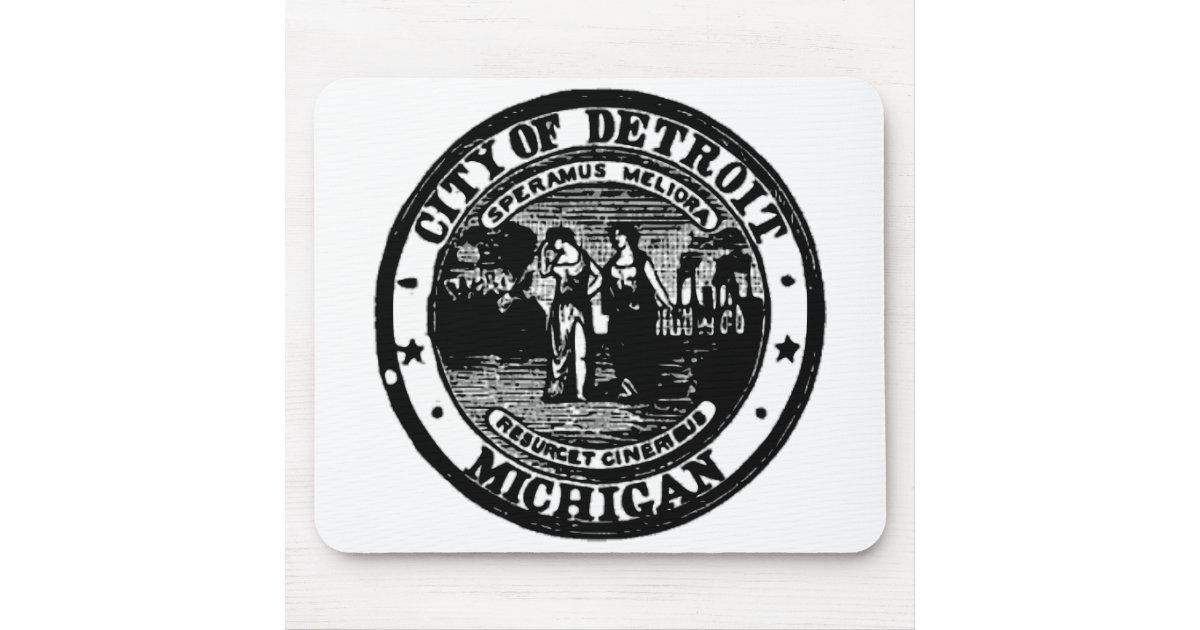 Detroit Seal Mouse Pad | Zazzle