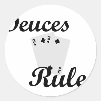 Deuce Stickers | Zazzle