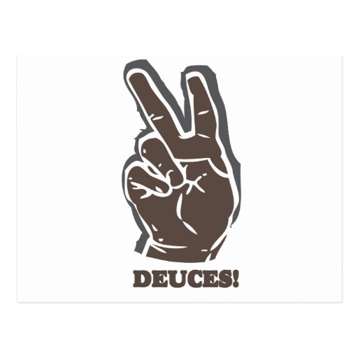Deuces Postcard | Zazzle
