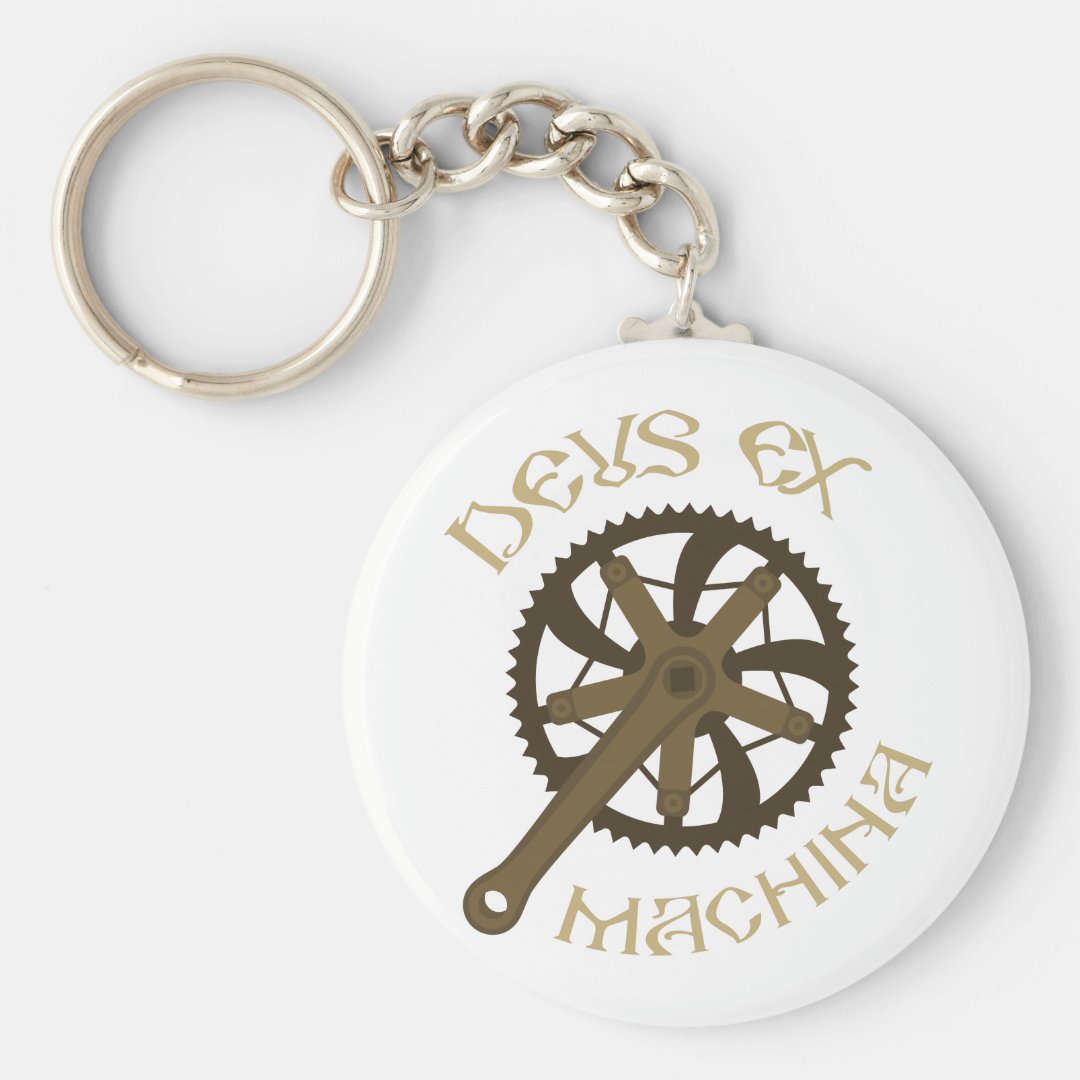 Deus ex machina keychain | Zazzle
