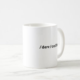 /dev/coffee0 Linux Mug | Zazzle
