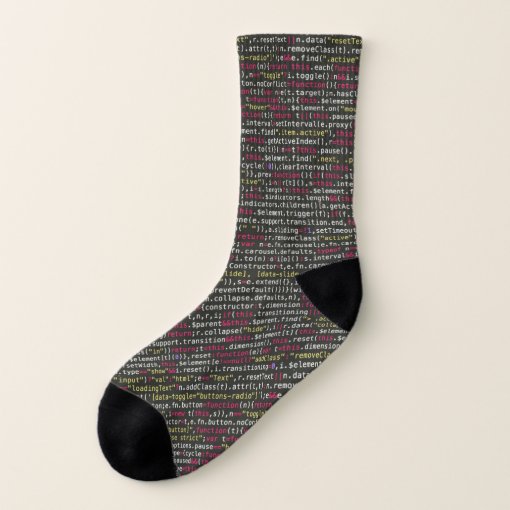 Developer's Terminal Pattern Socks | Zazzle