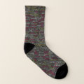 Developer's Terminal Pattern Socks | Zazzle