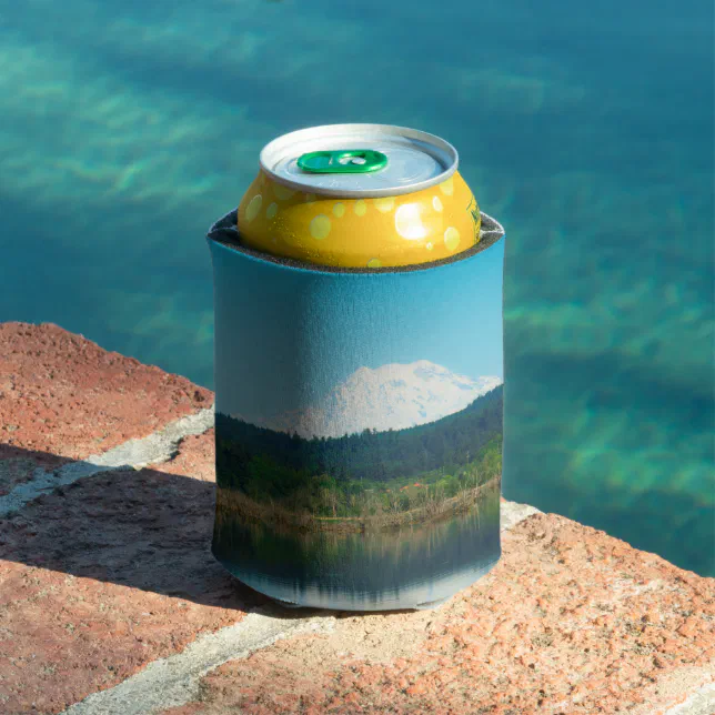 Developing Nature Gallery Logo & Mout Rainier Can Cooler | Zazzle
