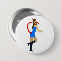 devil girl button | Zazzle