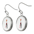 devil girl earrings | Zazzle