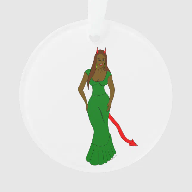 devil girl ornament | Zazzle
