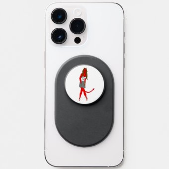 devil girl PopSocket | Zazzle
