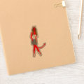 devil girl sticker | Zazzle