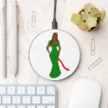 devil girl wireless charger | Zazzle