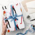 devil girl wrapping paper | Zazzle
