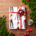 devil girl wrapping paper | Zazzle
