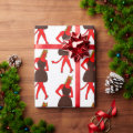 devil girl wrapping paper | Zazzle