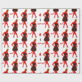 devil girl wrapping paper | Zazzle