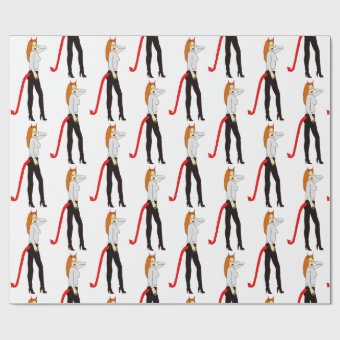 devil girl wrapping paper | Zazzle
