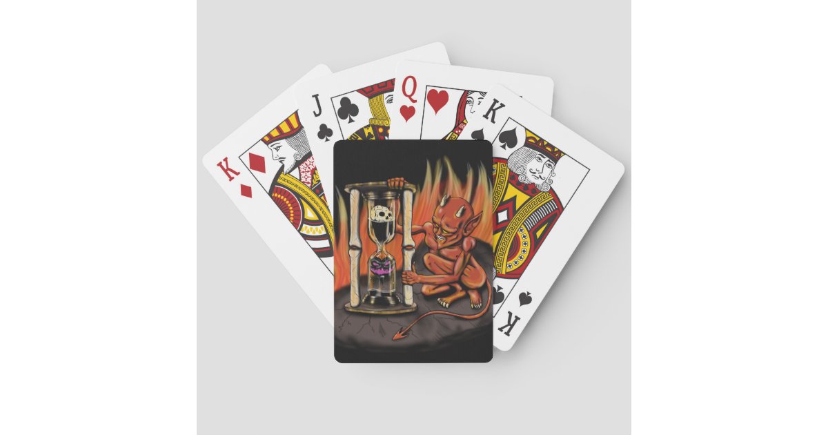 devil poker cards | Zazzle