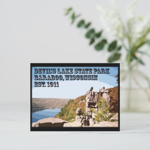 Devil's Lake State Park Postcard | Zazzle