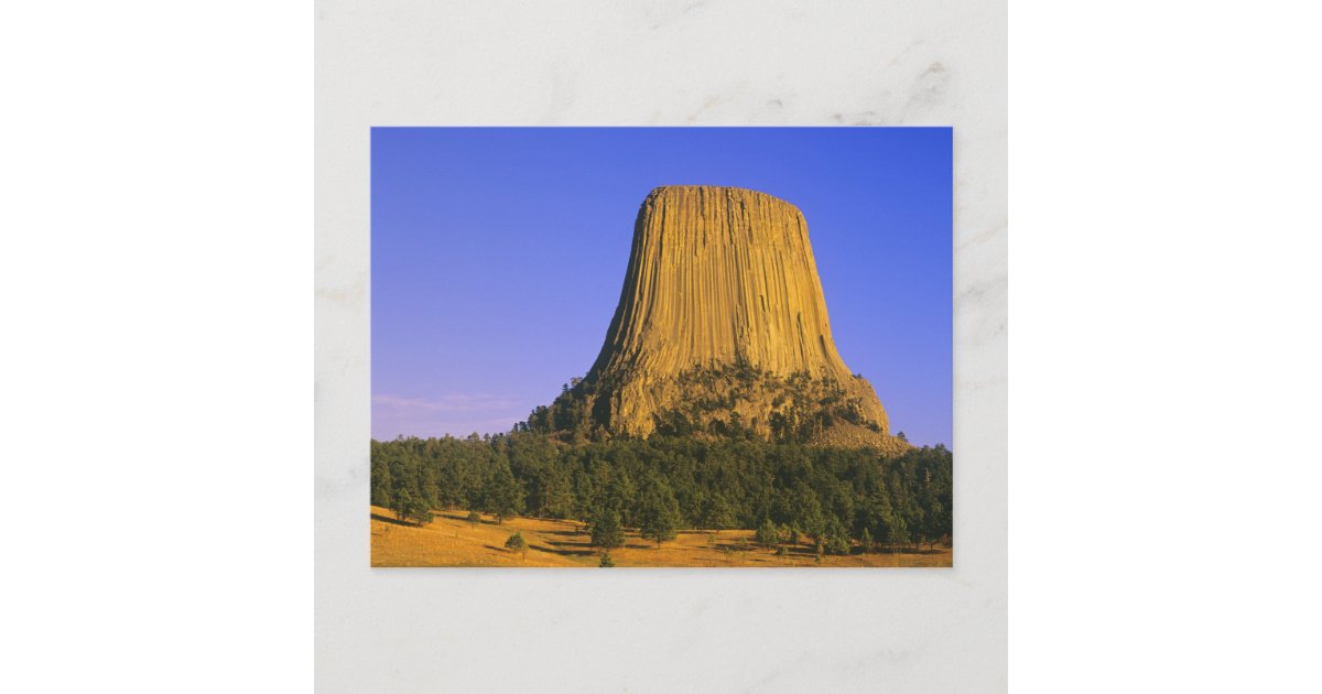 Devils Tower National Monument in Wyoming Postcard | Zazzle