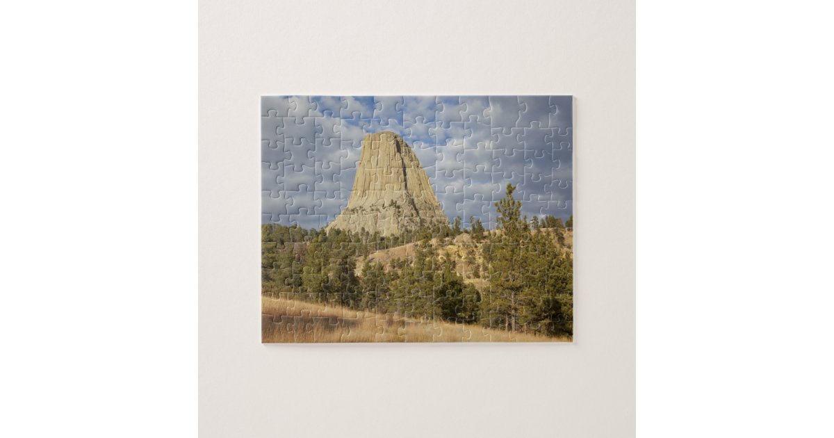 Devils Tower National Monument Jigsaw Puzzle | Zazzle