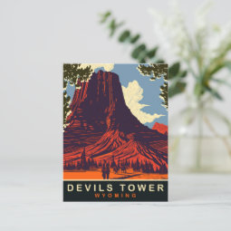 Devils Tower, Wyoming, Travel Postcard | Zazzle