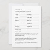 DEVON Bridal Shower Libs, Fill in the Blanks Game Invitation | Zazzle