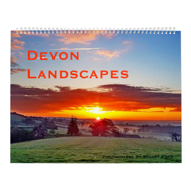 Devon Landscapes Original Photograph Calendar | Zazzle