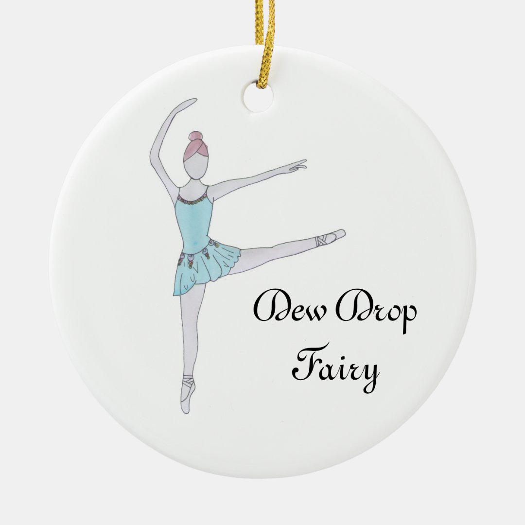 Dew Drop Fairy keepsake Nutcracker ornament | Zazzle