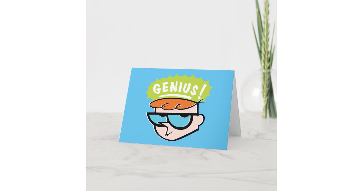 Dexter "Genius" Callout Graphic Card | Zazzle