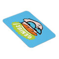 Dexter "Genius" Callout Graphic Magnet | Zazzle