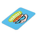 Dexter "Genius" Callout Graphic Magnet | Zazzle