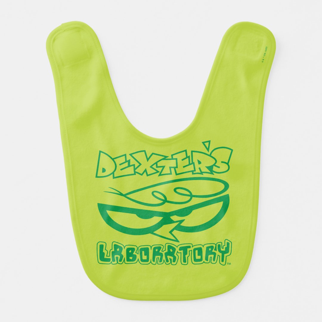 Dexter's Laboratory Face Logo Baby Bib | Zazzle
