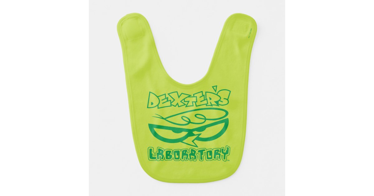 Dexter's Laboratory Face Logo Baby Bib | Zazzle