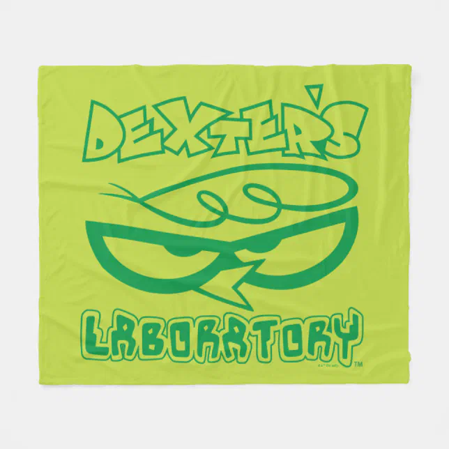 Dexter's Laboratory Face Logo Fleece Blanket | Zazzle