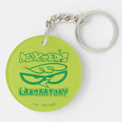 Dexter's Laboratory Face Logo Keychain | Zazzle