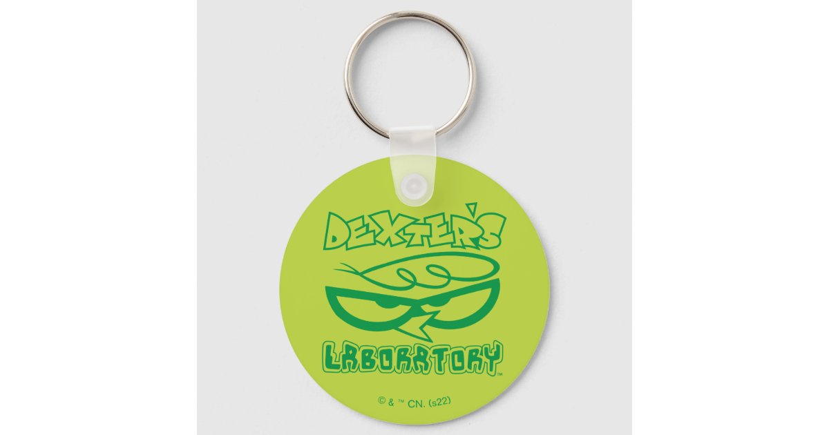 Dexter's Laboratory Face Logo Keychain | Zazzle