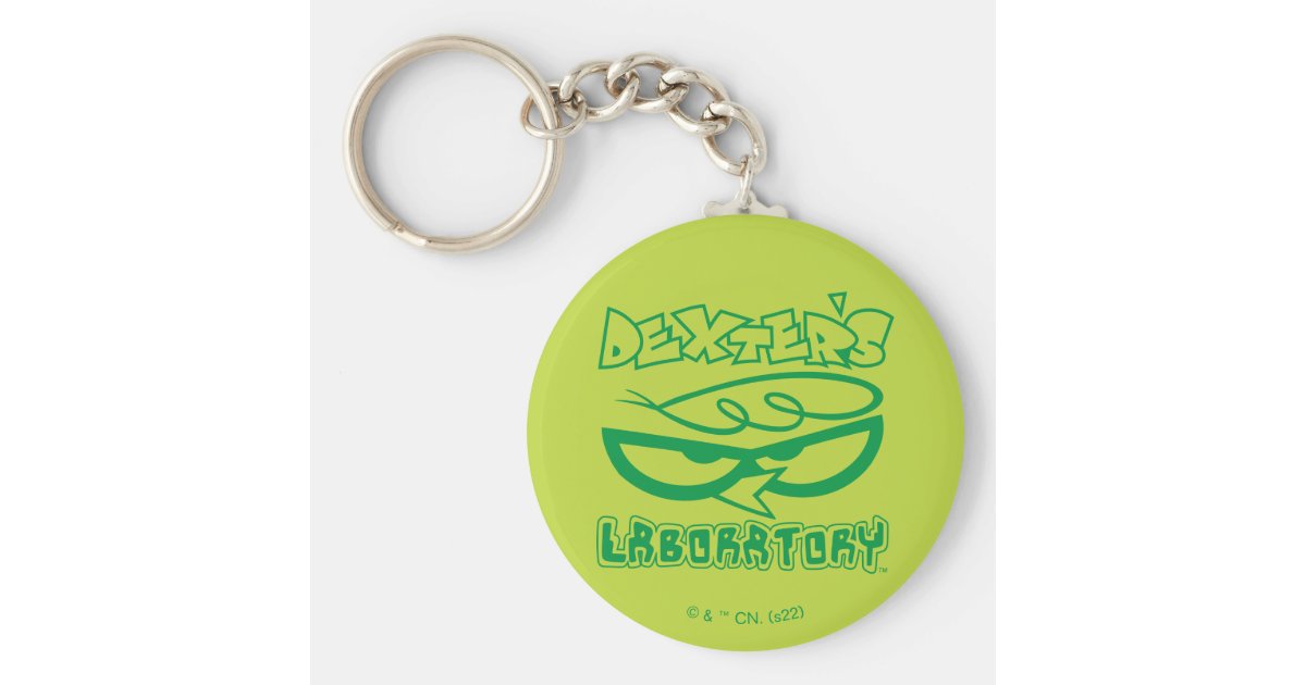 Dexter's Laboratory Face Logo Keychain | Zazzle