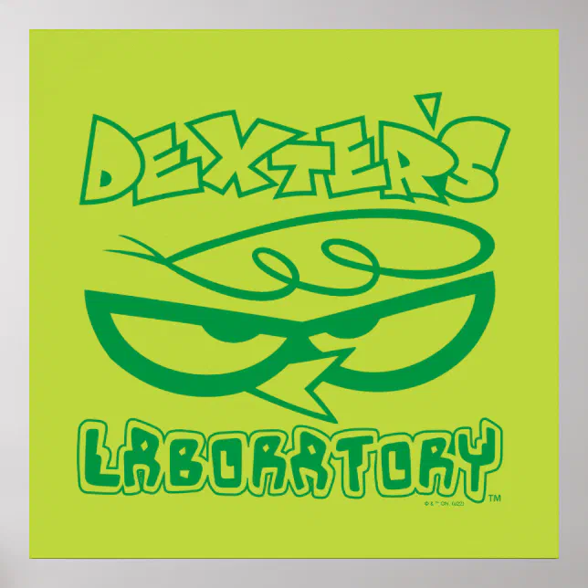 Dexter's Laboratory Face Logo Poster | Zazzle