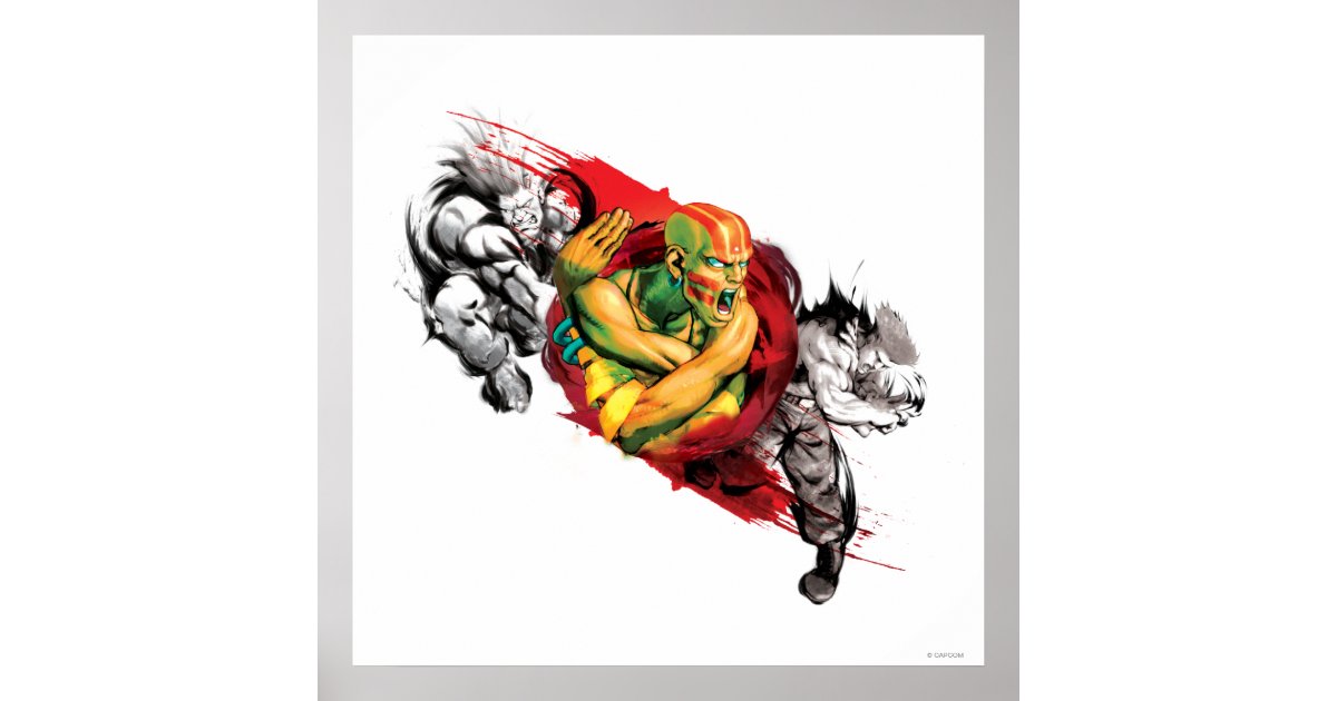 Dhalsim, Blanka & Guile Poster | Zazzle