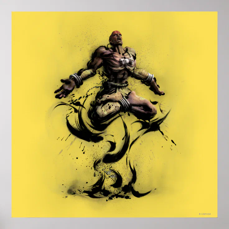 Dhalsim Floating Poster | Zazzle