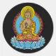 Dharmachakra Buddha Classic Round Sticker | Zazzle