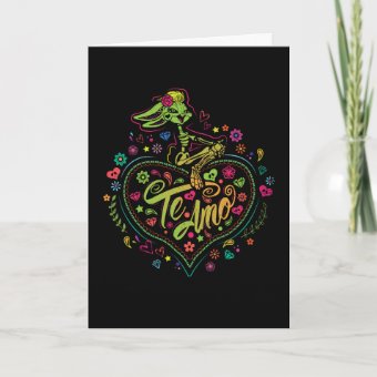 Día De Los Muertos Lola Bunny "Te Amo" Card | Zazzle