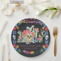 Día de los Muertos Theme Personalized Paper Plates | Zazzle
