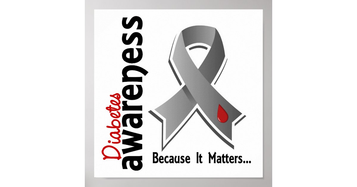 Diabetes Awareness 5 Poster | Zazzle