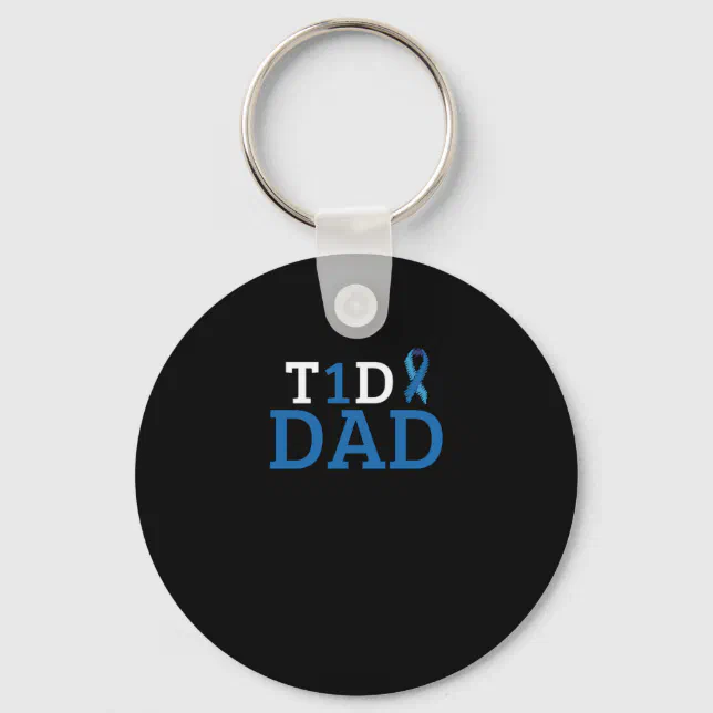 Diabetes Awareness Diabetic Pancreas Insulin T1D Keychain | Zazzle