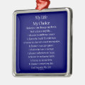 Diabetes Awareness Support Poem Charm Ornaments | Zazzle