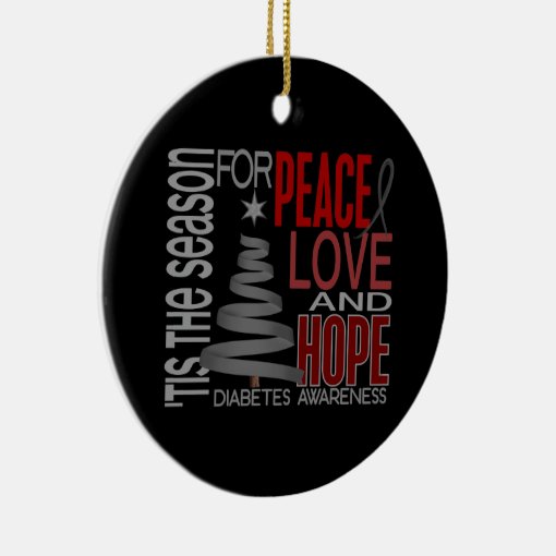 Diabetes Christmas 1 Ornaments | Zazzle